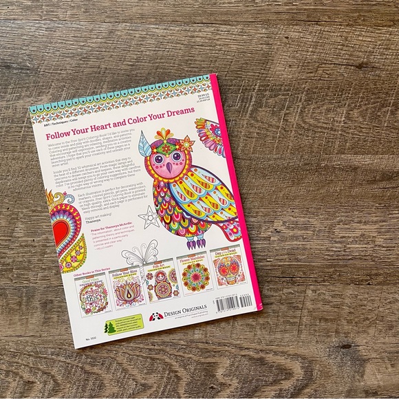 Other | Free Spirit Coloring Book Adult Coloring Book | Poshmark